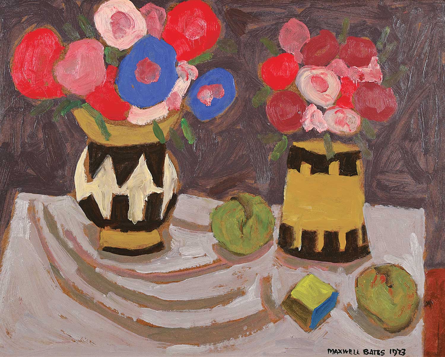Lot #7 ~ Maxwell Bennett Bates - Untitled - Floral Still Life - Levis ...
