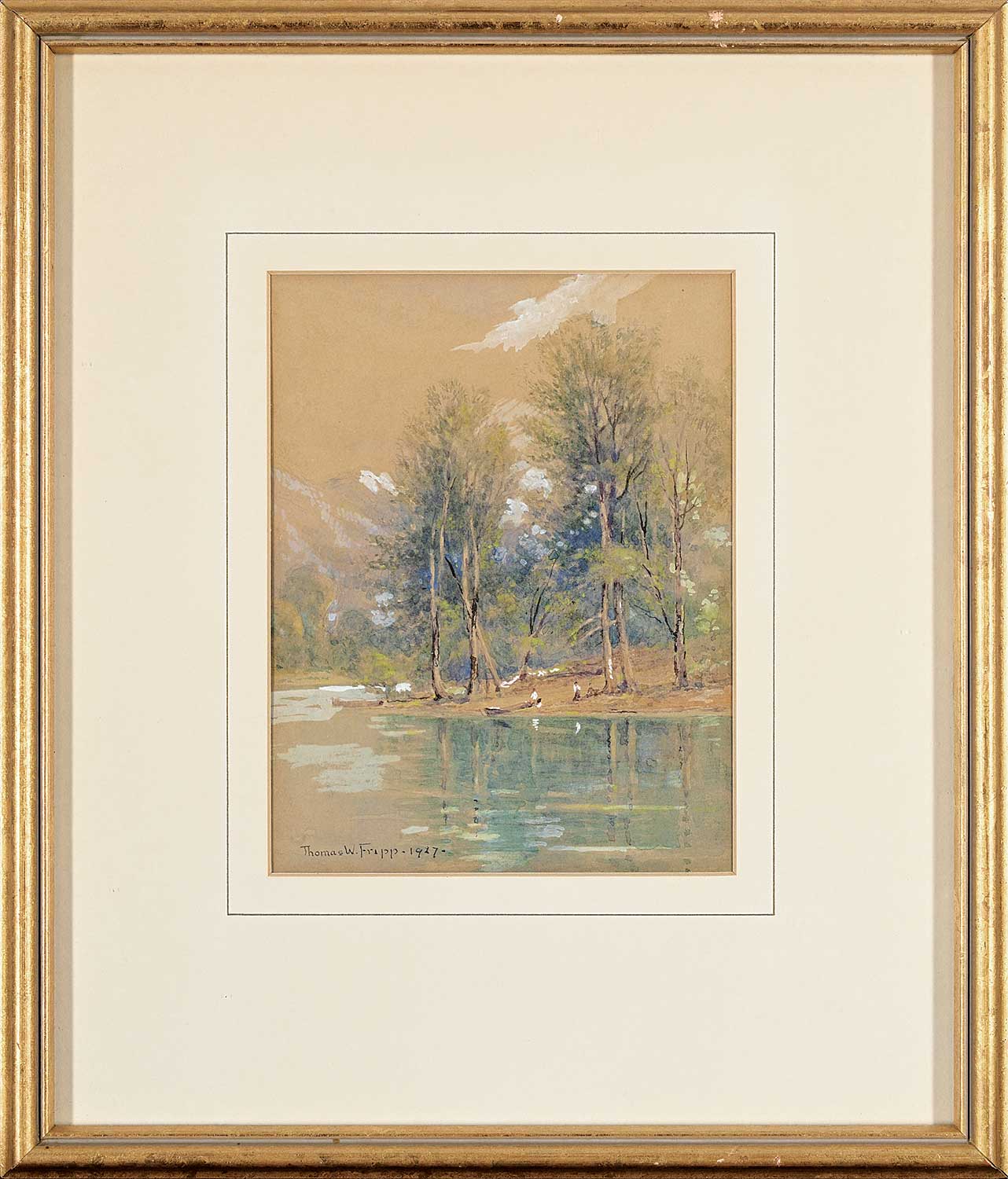 Lot #49 ~ Thomas William Fripp - Clearing on the Pitt River - Levis ...