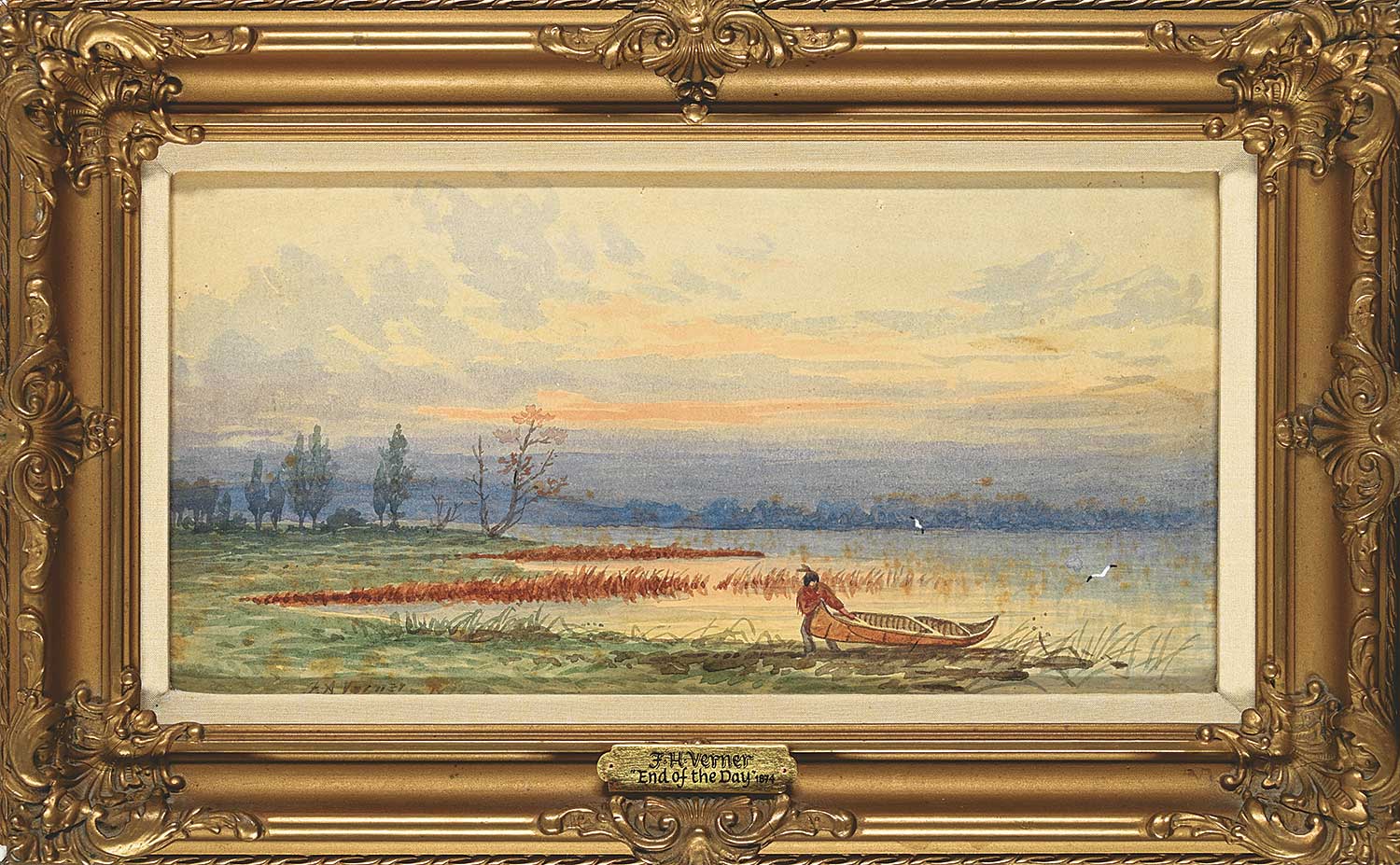 Lot #178 ~ Frederick Arthur Verner - End of the Day - Levis Auctions