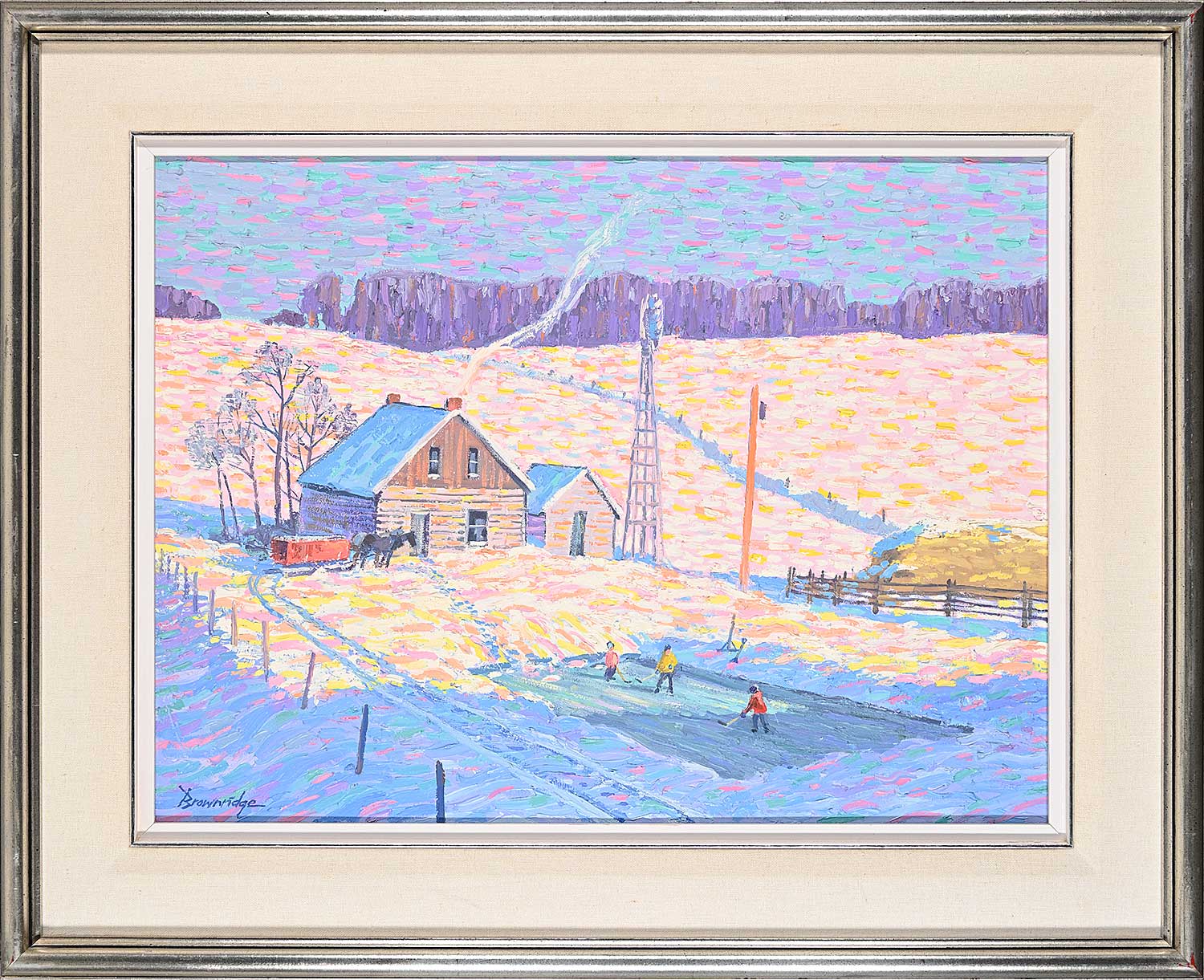 Lot #2037 ~ William [Bill] Roy Brownridge - Shinny at Old Manny's ...